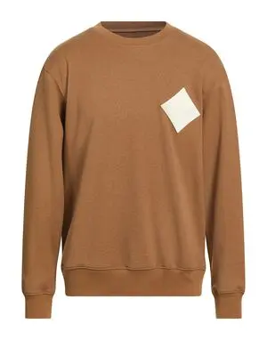 Mcm Sweatshirt With Appliqués And Brand Logo - Brown