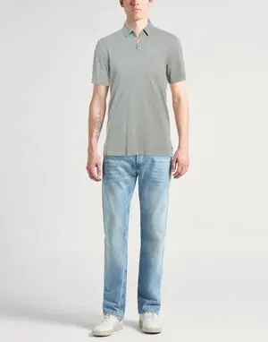 John Varvatos Polo Shirt Size Cotton - Grey