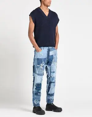 Dolce & Gabbana Tapered Patchwork Jeans