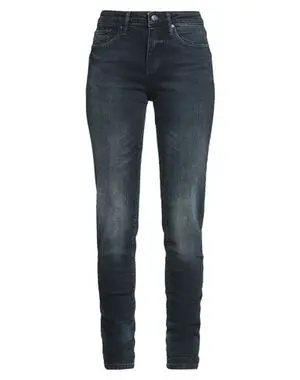 Armani Exchange Skinny Jeans With Logo - Blue