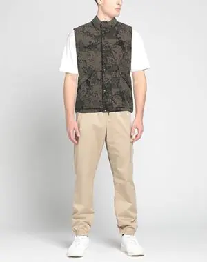 REPRESENT Sleeveless Puffer Vest - Beige