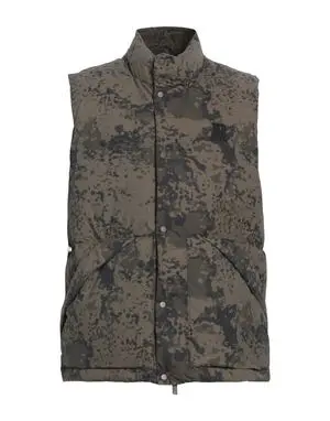 REPRESENT Sleeveless Puffer Vest - Beige