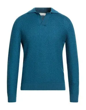 FILIPPO DE LAURENTIIS Merino Wool Camp Collar Sweater