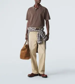 FRAME Cotton Pique Polo Shirt