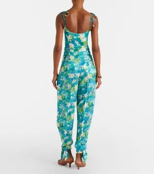 Chloé Floral Silk Balloon Pants