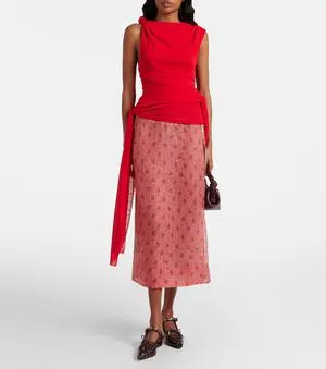 GANNI Asymmetric Top
