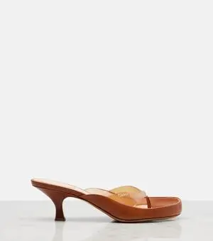 Chloé Junie Thong Sandals - Brown