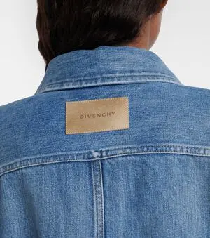 Givenchy Oversized Polo Denim Minidress
