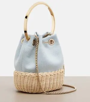 JIMMY CHOO Bon Bon Bucket Bag - Blue