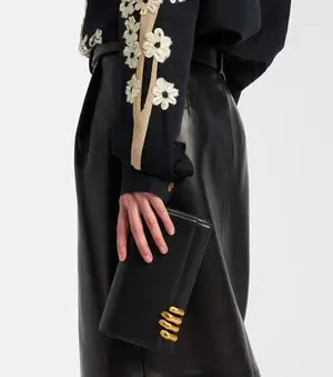 Khaite Hand Leather Clutch