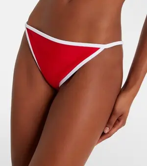 Jade Swim Bare Minimum Bikini Bottom - Red