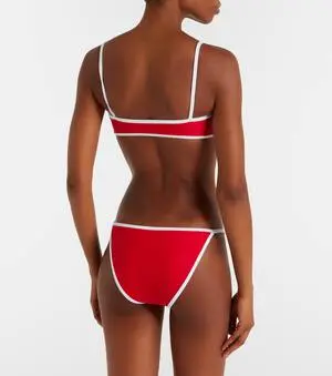 Jade Swim Bare Minimum Bikini Bottom - Red