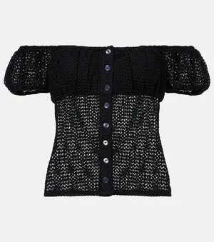 MONTCE Millie Crochet Top - Black