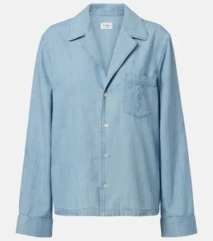 Saint Laurent Cassandre Denim Shirt