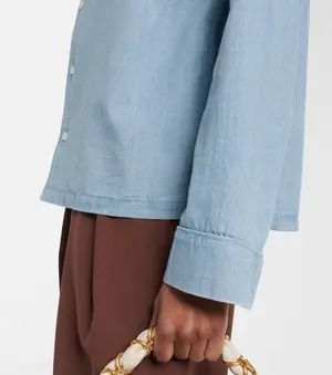 Saint Laurent Cassandre Denim Shirt