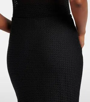 MONTCE Natalia Crochet Maxi Skirt - Black