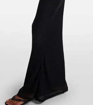MONTCE Natalia Crochet Maxi Skirt - Black