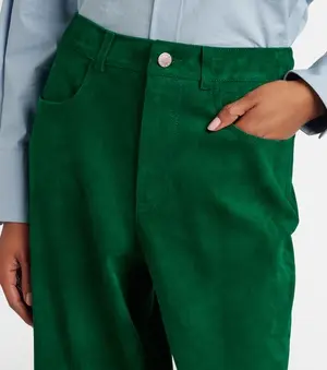 Stouls Mytheo Wide-leg Suede Pants