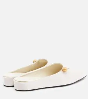 HERBERT LEVINE Sleep On It Mules - White