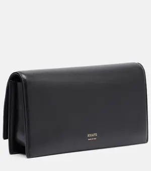 Khaite Hand Leather Clutch - Black