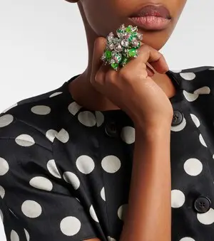 Dries Van Noten Crystal-embellished Ring