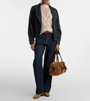 Isabel Marant Étoile Tilpa Medium Suede Shoulder Bag