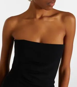 Proenza Schouler Damae Crêpe Top - Black
