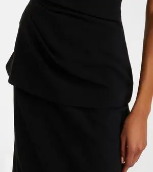 Proenza Schouler Damae Crêpe Top - Black