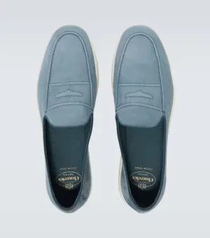 Church's Pebbles Suede Penny Loafers - Blue