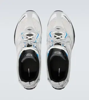 Balenciaga Radar Gradient Lines Sneakers - Silver