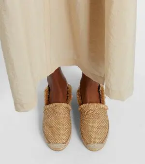 JIMMY CHOO Avi Woven Espadrilles