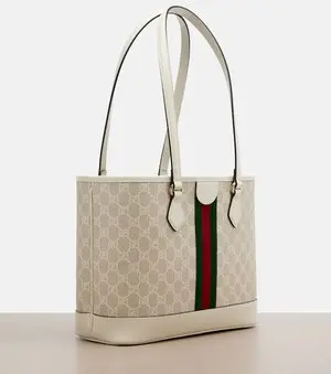 Gucci Ophidia Gg Medium Tote Bag - White