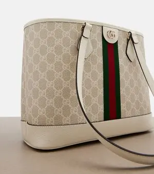 Gucci Ophidia Gg Medium Tote Bag - White