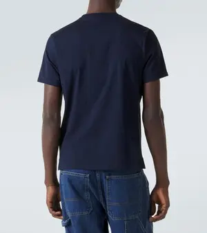 Prada Cotton-blend Jersey T-shirt - Blue