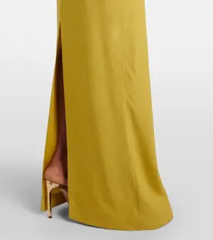 TALLER MARMO Bacall Draped Gown - Green