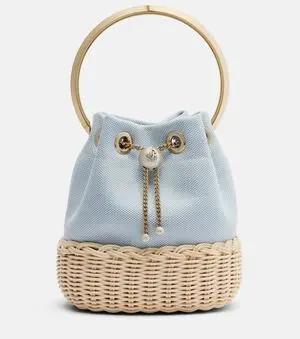 JIMMY CHOO Bon Bon Bucket Bag - Blue