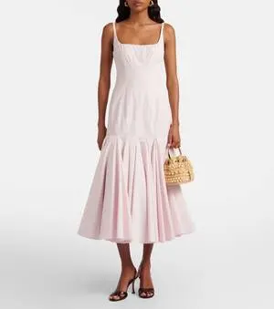 JIMMY CHOO Raffia Bucket Bag - Beige