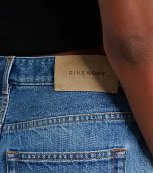 Givenchy Mid-rise Denim Shorts