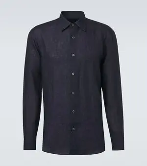 Brioni Linen Shirt - Blue