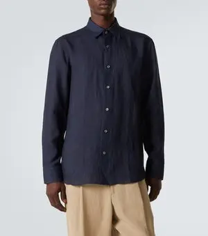 Brioni Linen Shirt - Blue