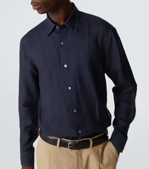 Brioni Linen Shirt - Blue