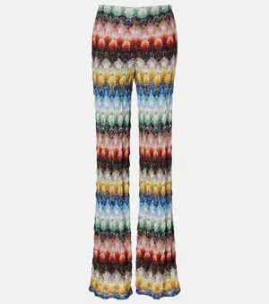 Missoni Lamé Wide-leg Pants - Multicoloured