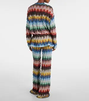 Missoni Lamé Wide-leg Pants