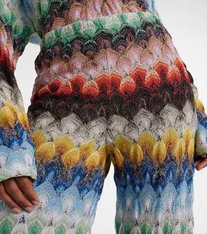 Missoni Lamé Wide-leg Pants