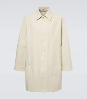 Auralee Cotton Twill Coat - Beige