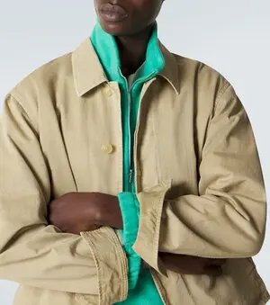 Auralee Cotton Blouson Jacket - Beige