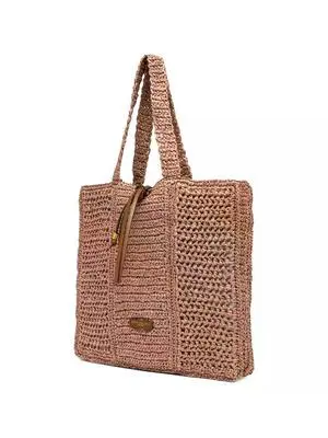 GIANNI CHIARINI Nefeli Crochet Shopper Bag
