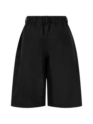 STUDIO TOMBOY Relaxed-fit Cotton Shorts - Black