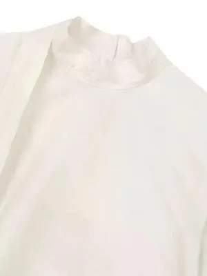 STUDIO TOMBOY High-neck Long-sleeve Blouse