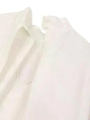 STUDIO TOMBOY High-neck Long-sleeve Blouse